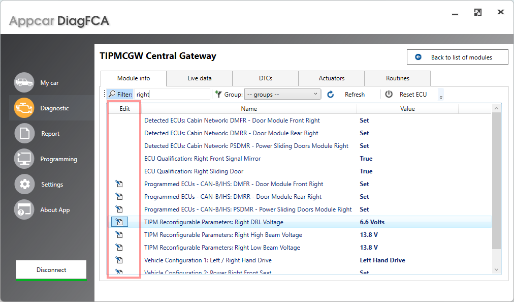 Appcar DiagFCA User’s Guide – Appcar DiagFCA – diagnostic tool